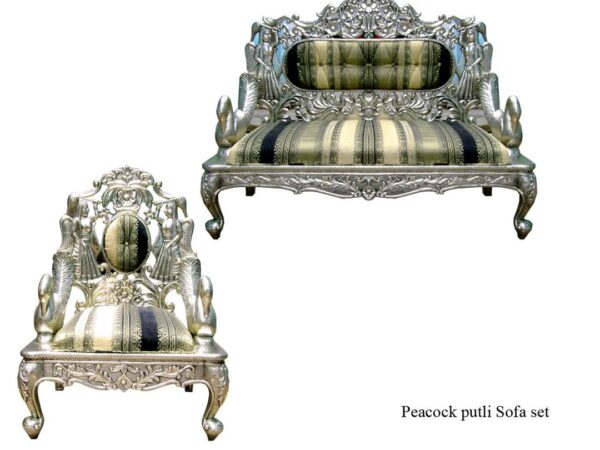 Silver Metal Sofa sets - Pearl Handicraft