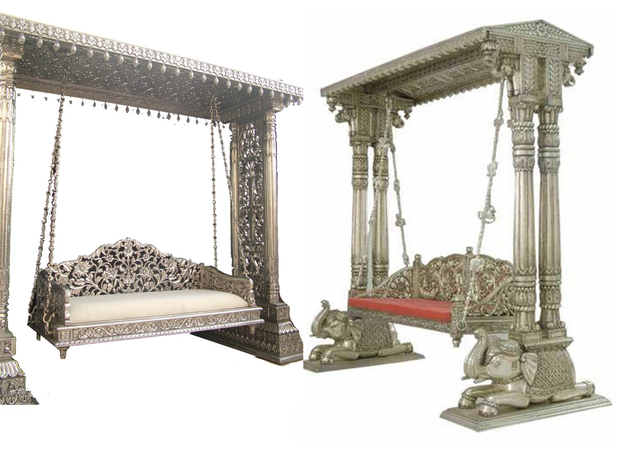 Silver Mounted Swings - Pearl Handicrafts
