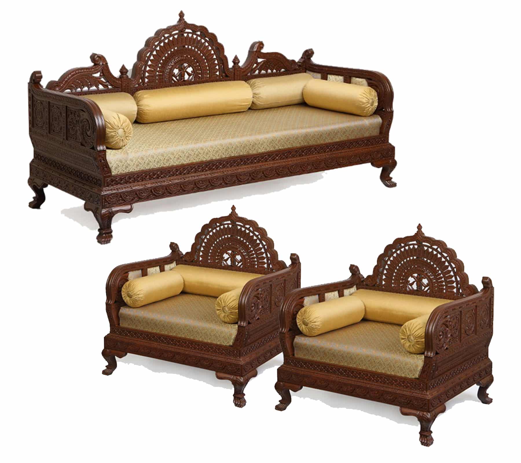 Maharaja Diwan Sofa - Pearl Handicrafts